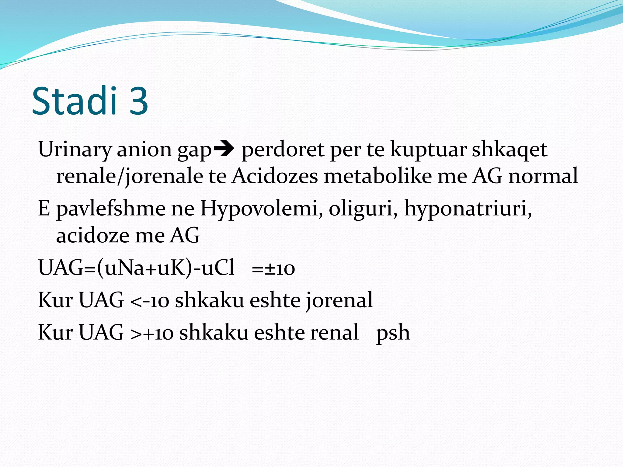 Crregullimet acido bazike | PPTX