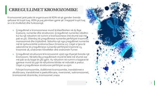 Crregullimet kromozomike | PPTX