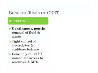 CRRT | PPTX