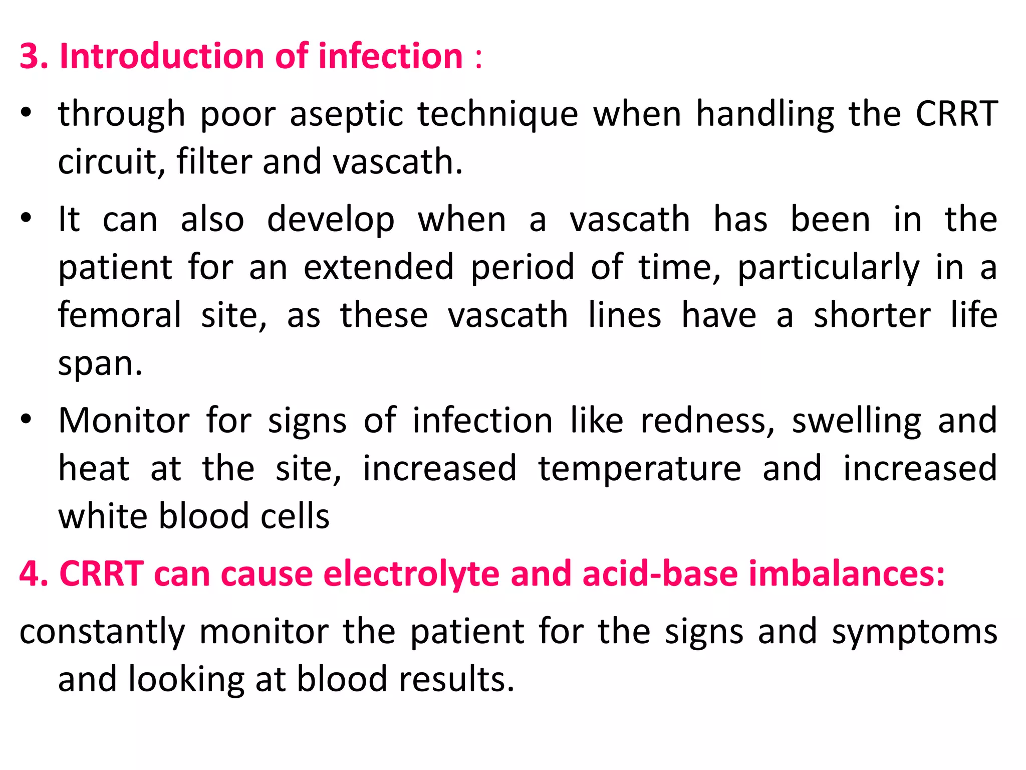 Continuous renal replacement therapy | PPTX