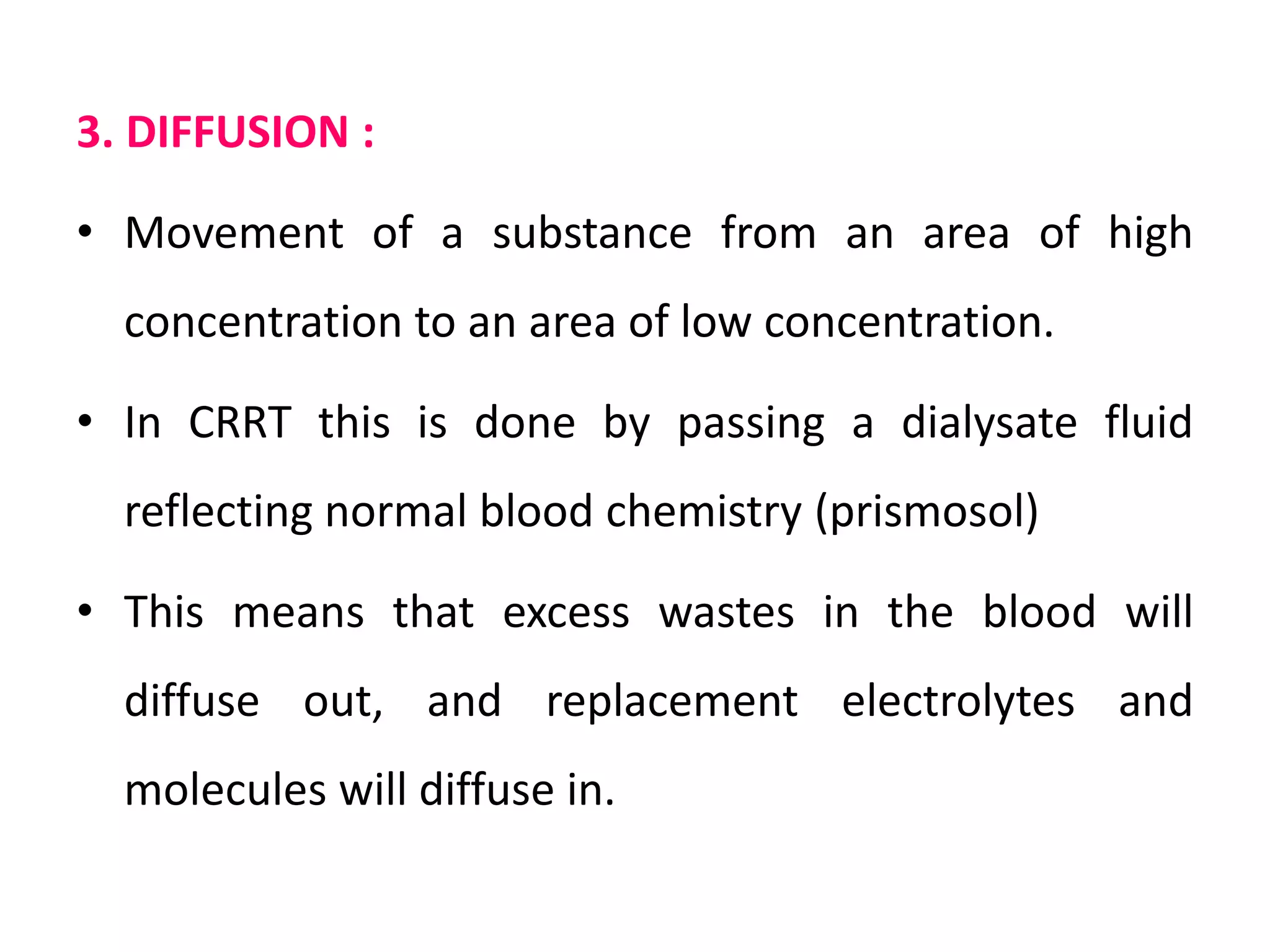 Continuous renal replacement therapy | PPTX