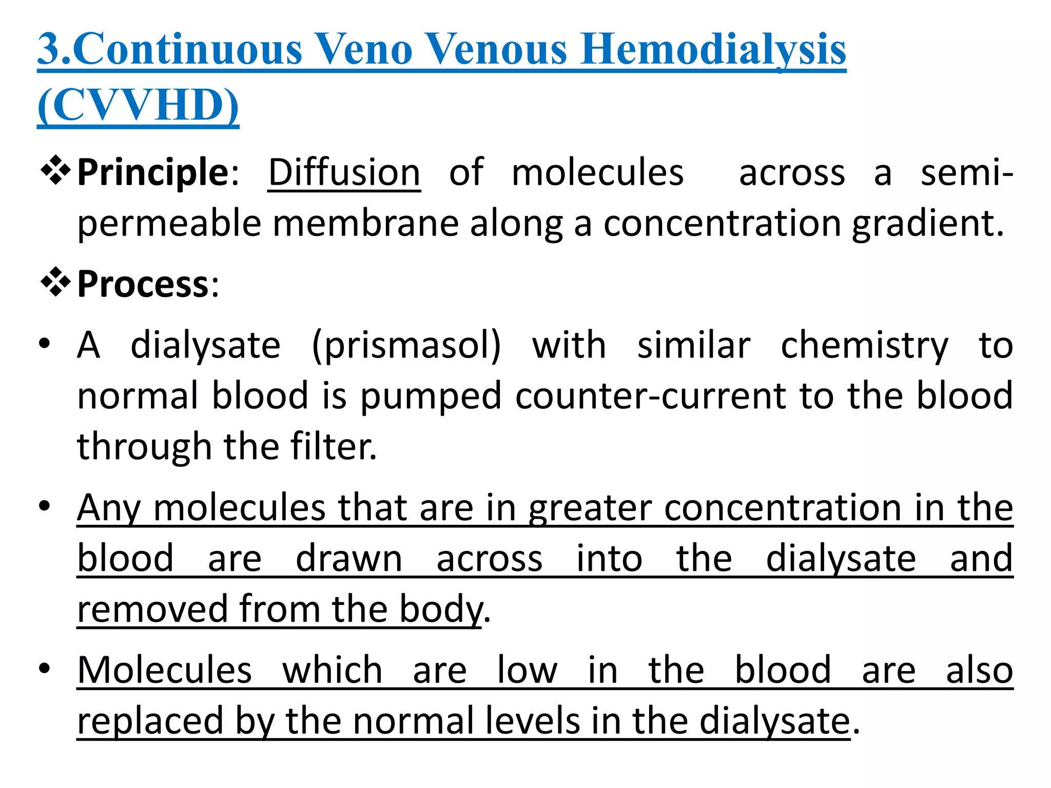 Continuous renal replacement therapy | PPTX