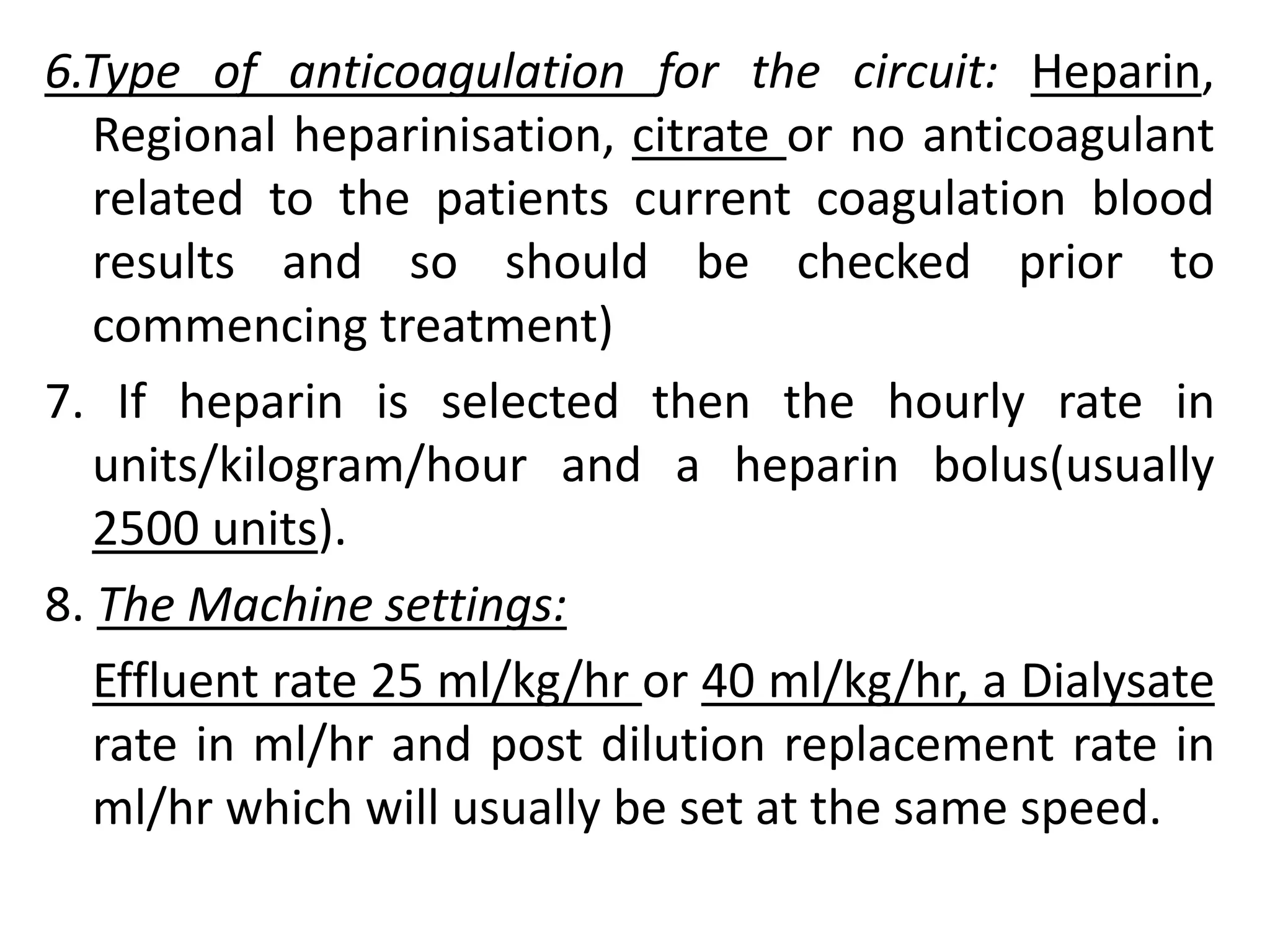 Continuous renal replacement therapy | PPTX