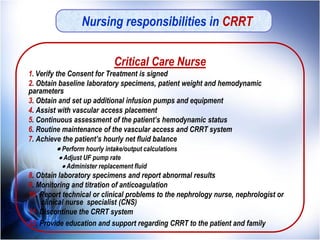 Crrt program -department final dr.osma elshahat | PDF | First Aid ...