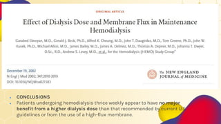 Hemodialysis And CRRT | PPTX