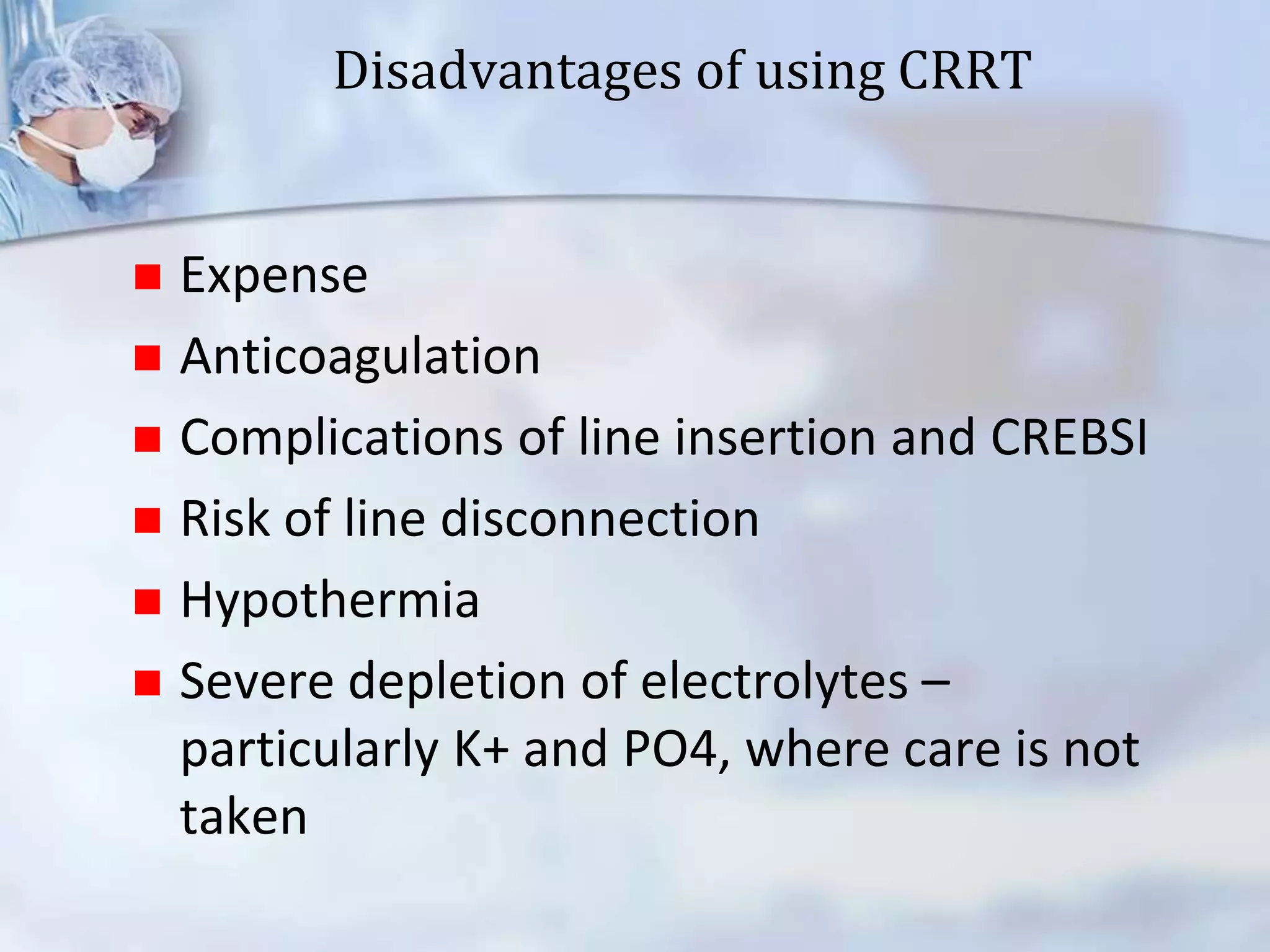 CRRT for ICU nurses | PPTX