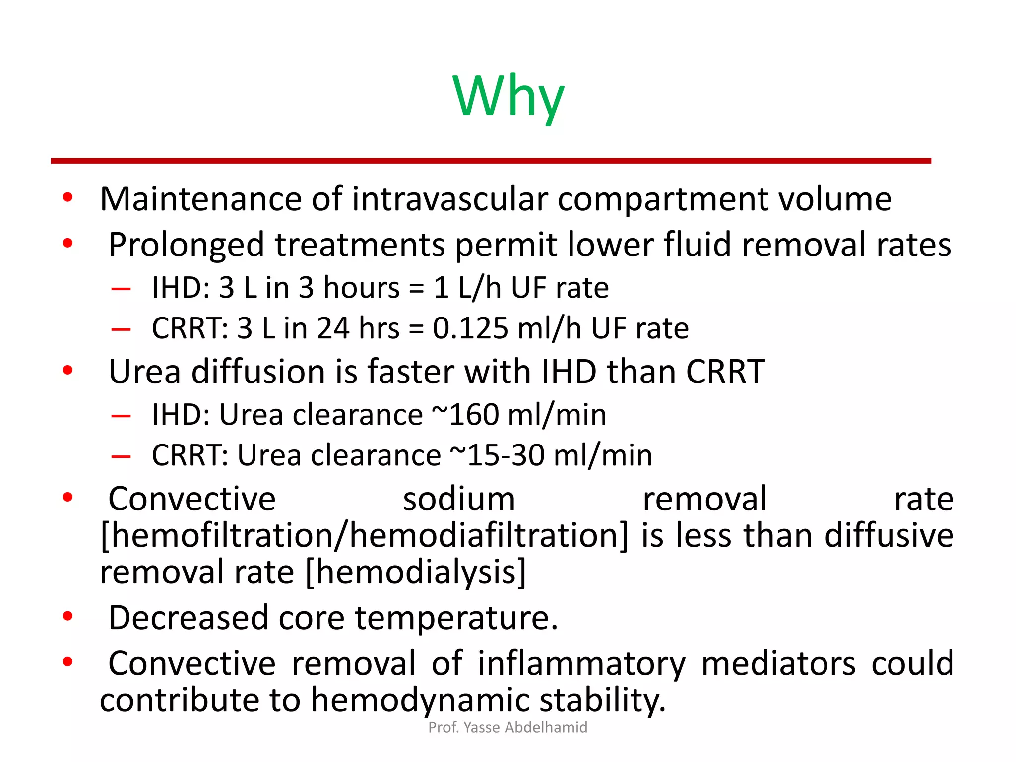 Crrt indications and modalities [autosaved] | PDF