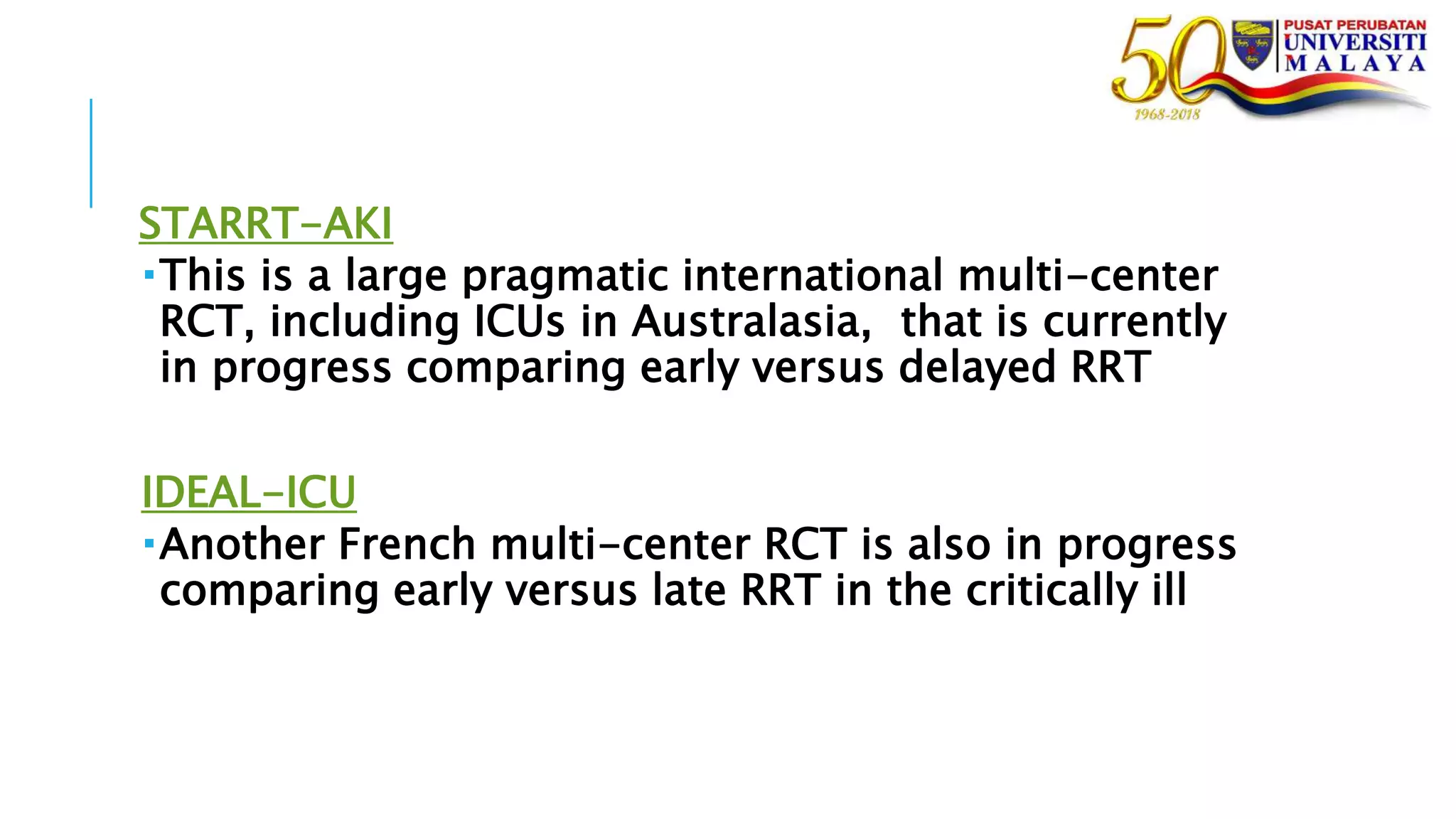 Continuous Renal Replacement Therapy | PPTX