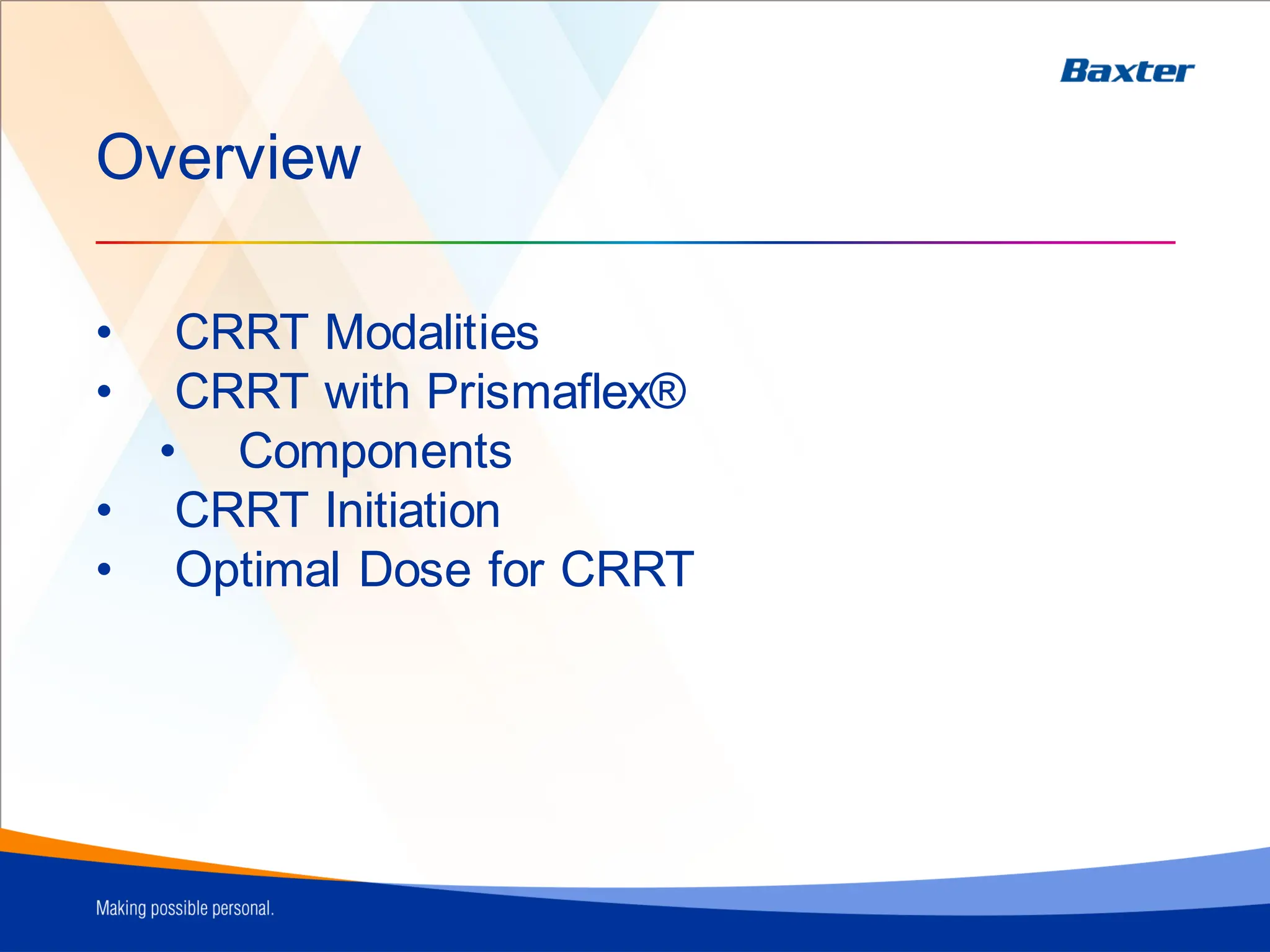 CRRT with Prismaflex slides renal replacement.pdf