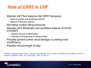 CRRT workshop (Therapy overview I) | PDF
