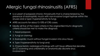 Management of Chronic rhinosinusitis in Nigeria | PPTX