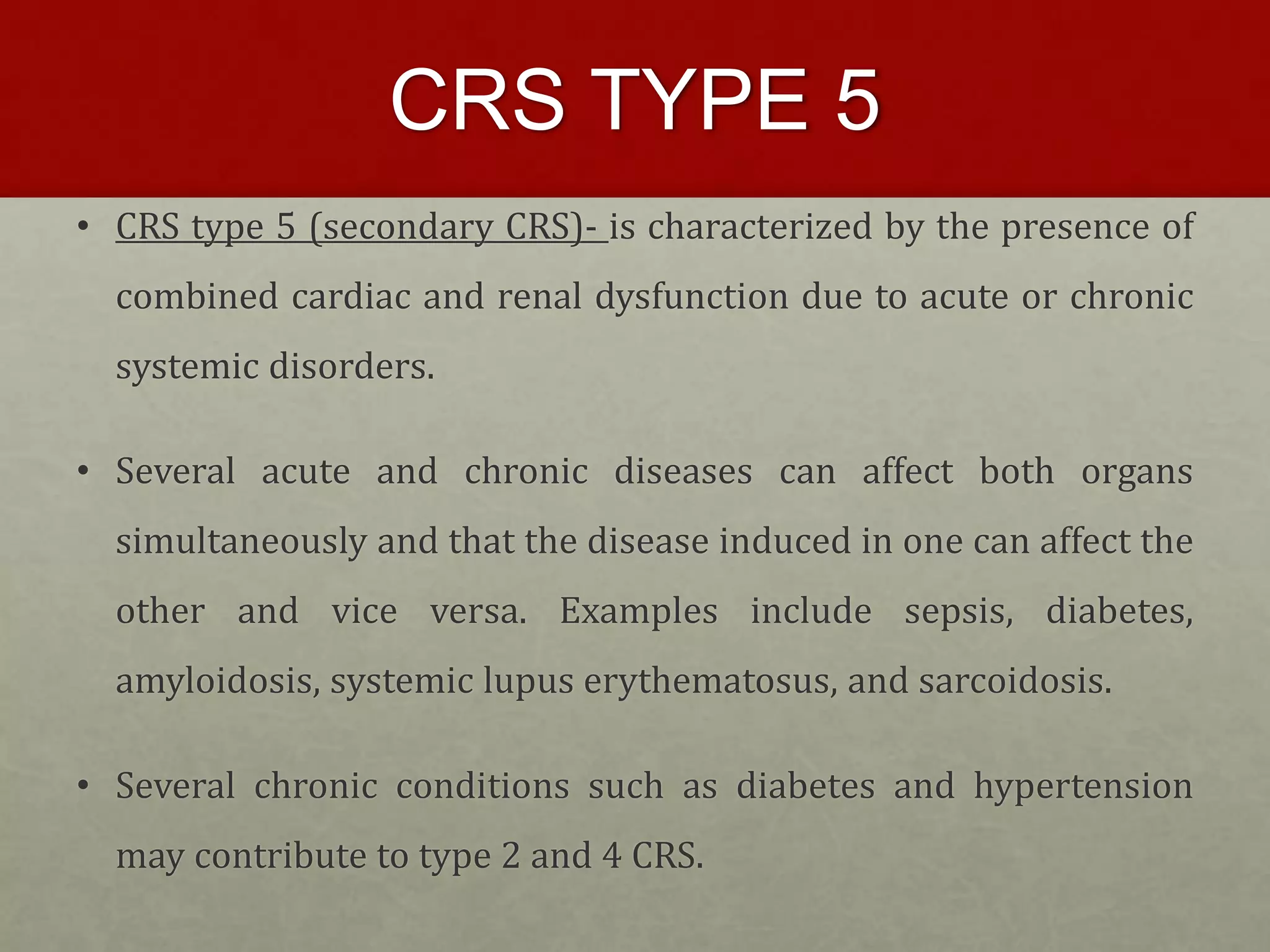Cardiorenal Syndrome | PPTX