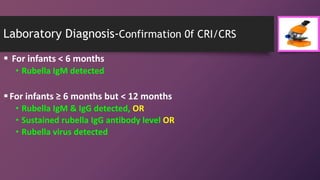 Congenital Rubella Syndrome | PPT