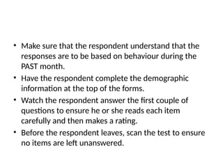 Conner's Rating Scale - psychometric Assessment | PPTX