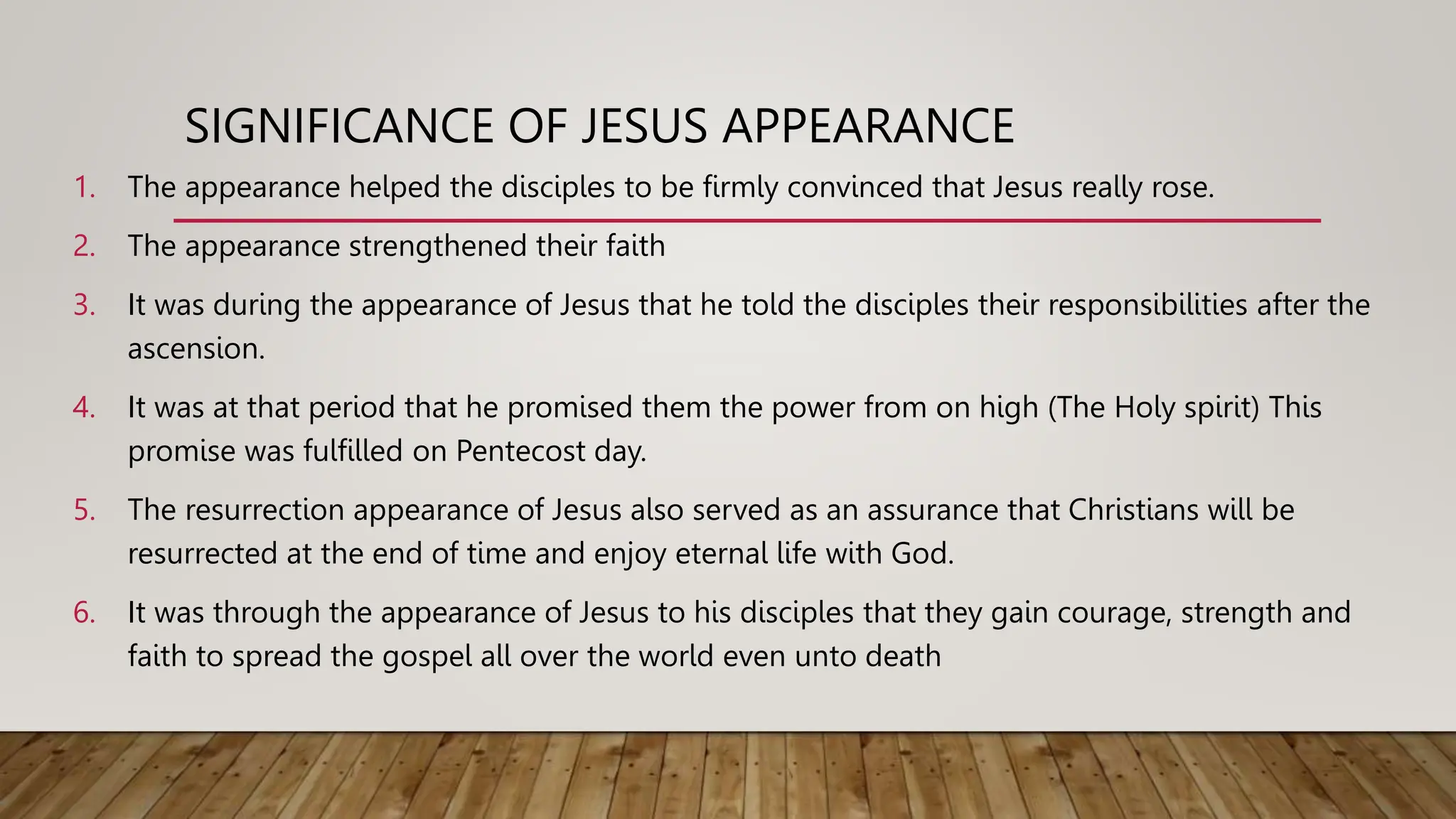 CRS - Jss2 week 8 - the appearance of Jesus.pptx