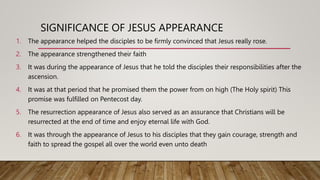 CRS - Jss2 week 8 - the appearance of Jesus.pptx