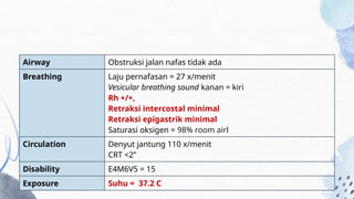 bronkopneumonia + Gastroenteritis Dehidrasi | PPTX
