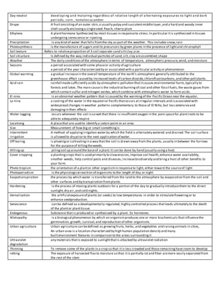 CROP SCIENCE COMMON TERMINOLOGIES | DOCX