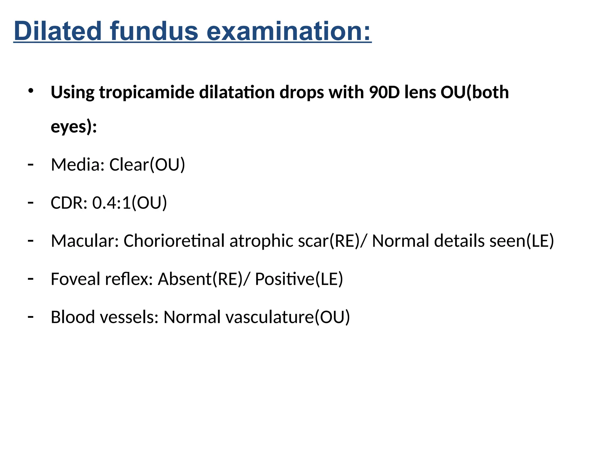 retinal scar case presentation by one of | PPTX