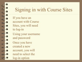 Course Sites - Course Management System Tutorial | PPT