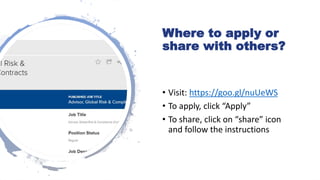 Job Description: Global Risk and Compliance Advisor (Contract Support ...