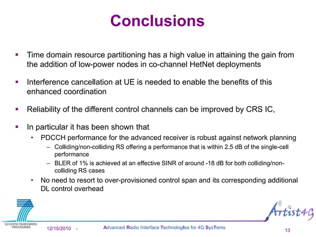 Crs interference cancellation in systems with time domain resource partitioning | PPT