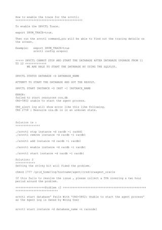 Crs issue commands | TXT