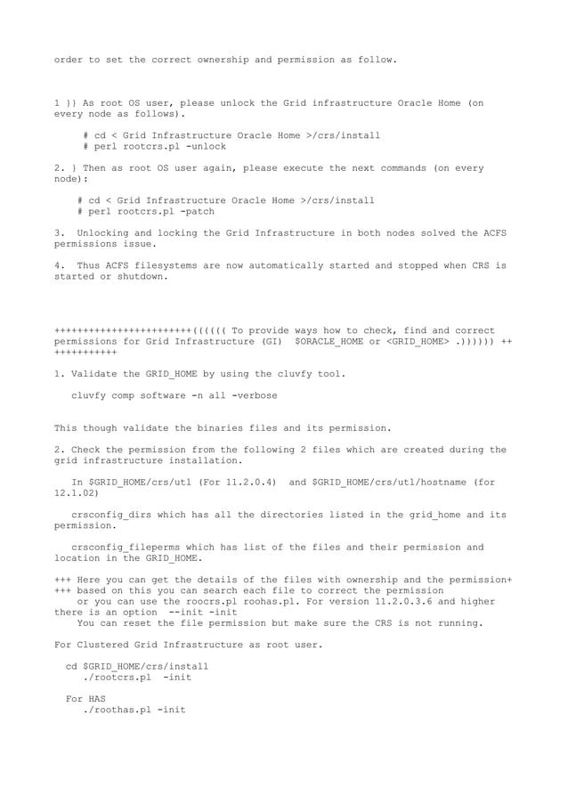 Crs issue commands | TXT