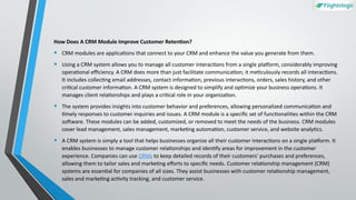 CRM Module | CRM Software Development Company | PPTX