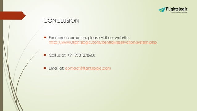 CRS Module | Central Reservation System | Travel CRS | PPT