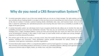 CRS Reservation System, CRS Reservation System | PPTX