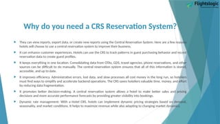 CRS Reservation System, CRS Reservation System | PPTX