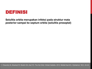 Crs selulitis orbita | PPTX