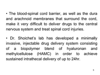 Intrathecal Delivery of PEG-FGF2 | PPT