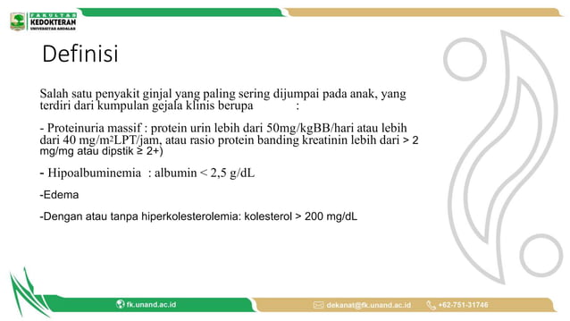 sindroma nefrotik | PPTX