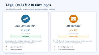 Standard Envelope Sizes: The Complete 2026 Reference Chart for Business ...