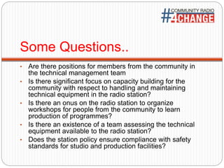 Community Radio Sustainability | PPT
