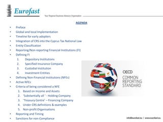 Common Reporting Standard (CRS) | PPTX