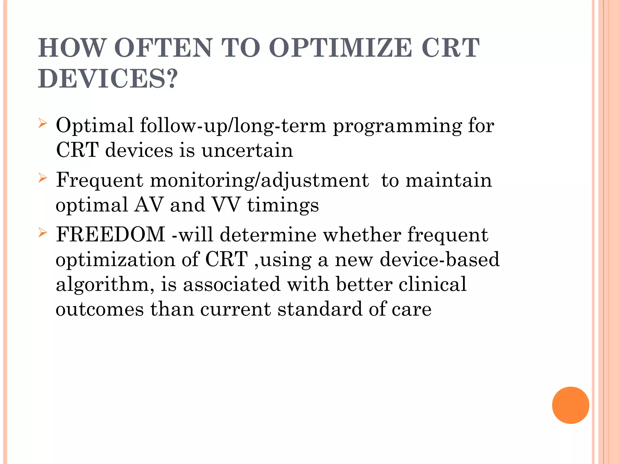 Cardiac resynchronization therapy | PPT