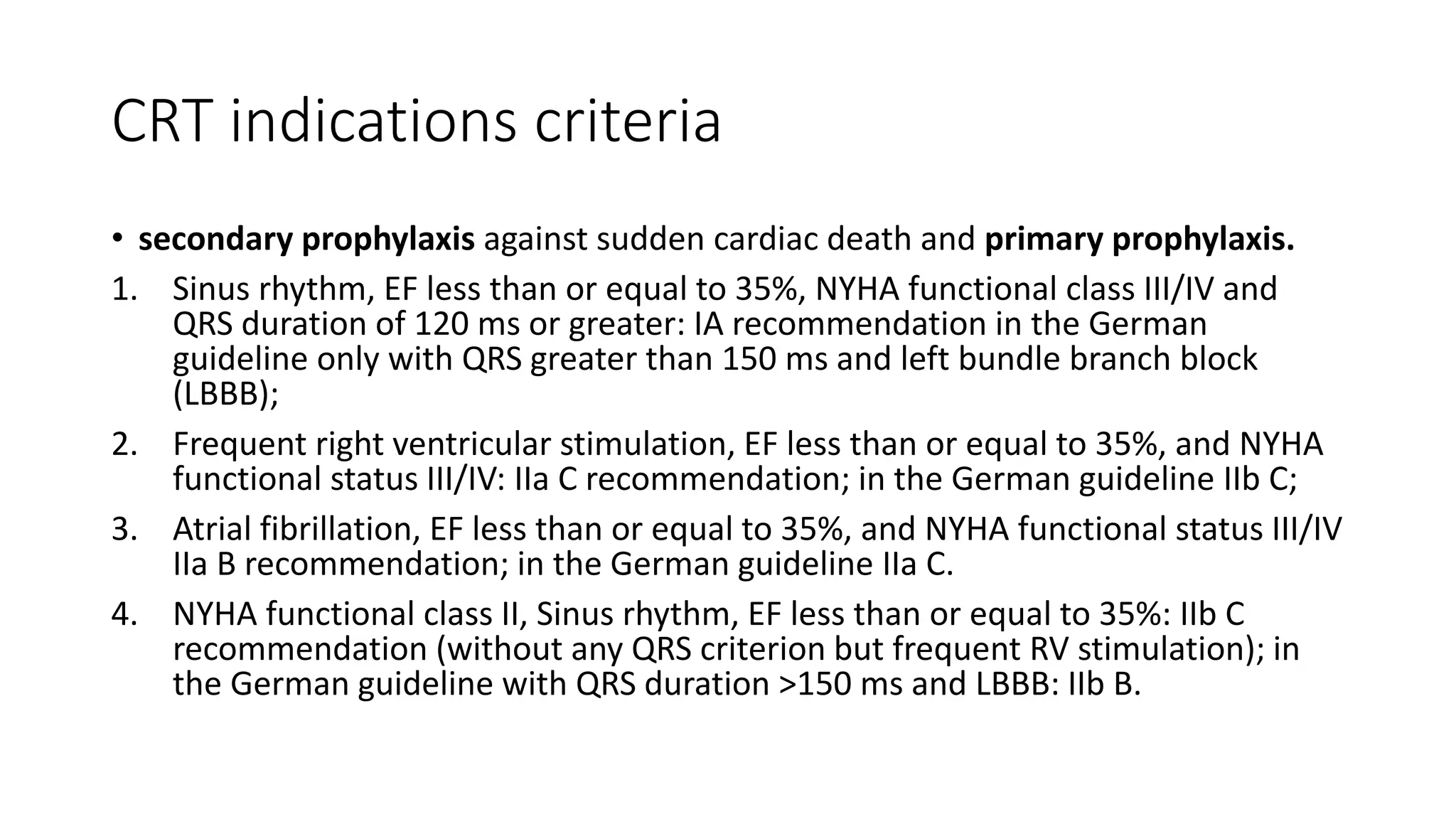 Cardiac Resynchronization Therapy and ICDs | PPTX
