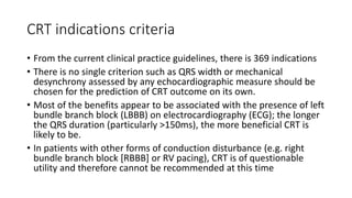 Cardiac Resynchronization Therapy and ICDs | PPTX