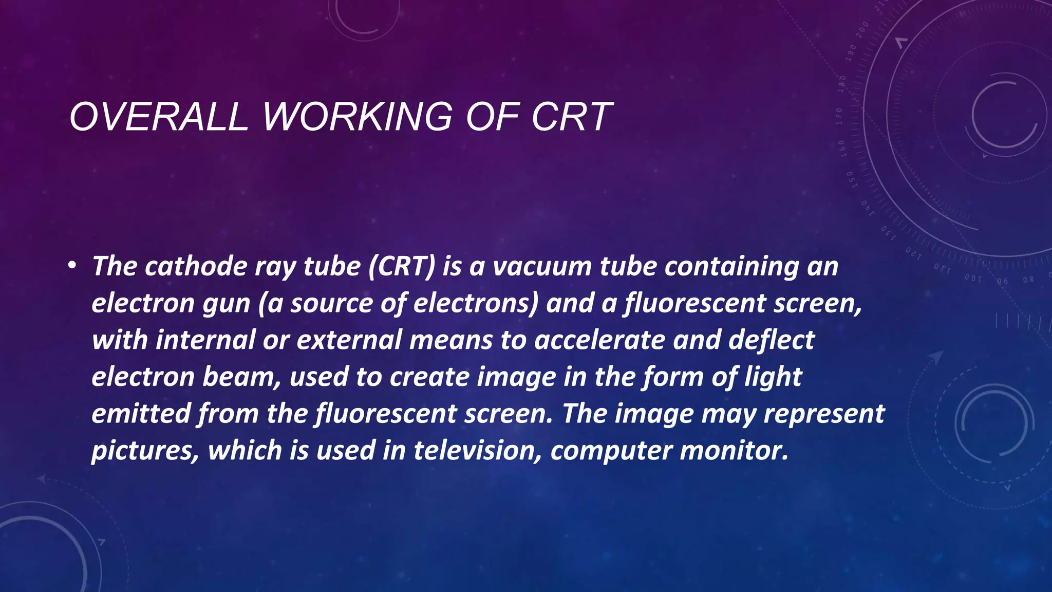Cathod ray tube ppt | PPTX