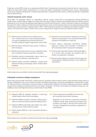 CRTA preporuke za buduće izbore | PDF