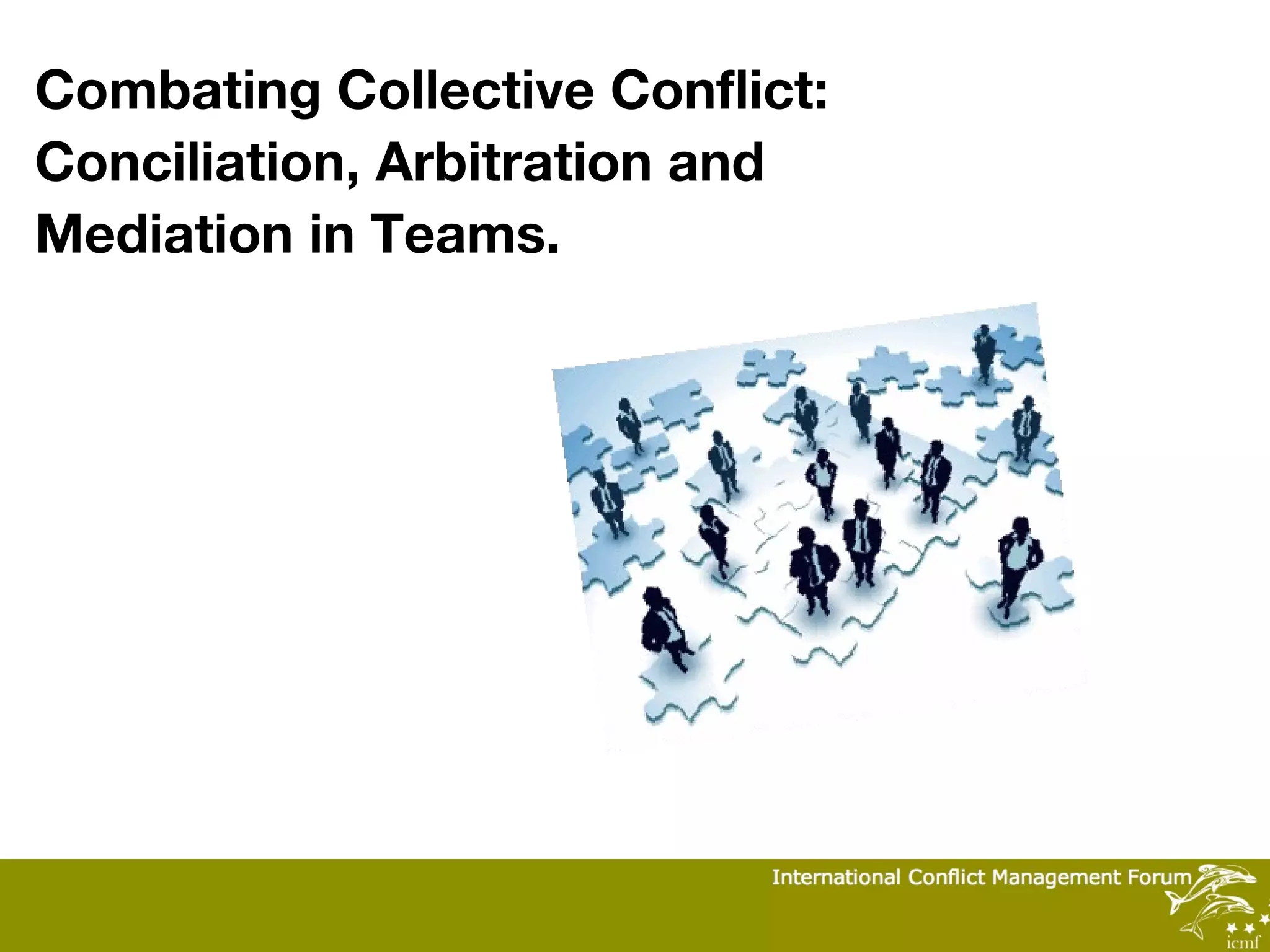 Combating Collective Conflict | PPT | Human Resources | Business
