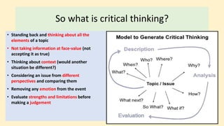 Crtical thinking | PPT