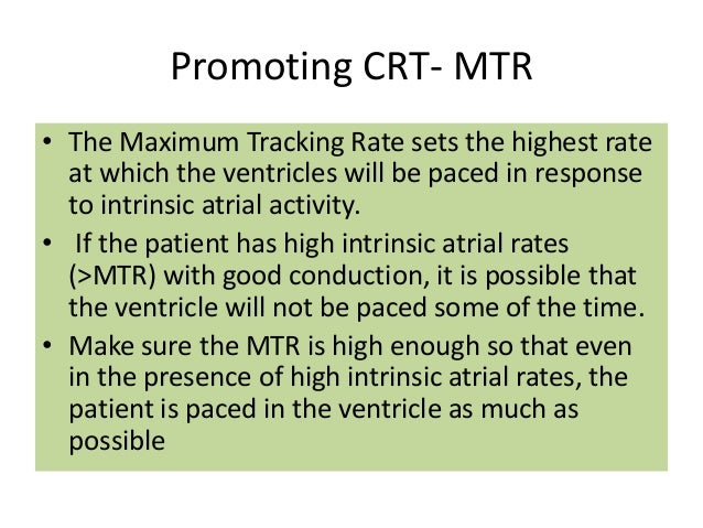 Crt indication,
