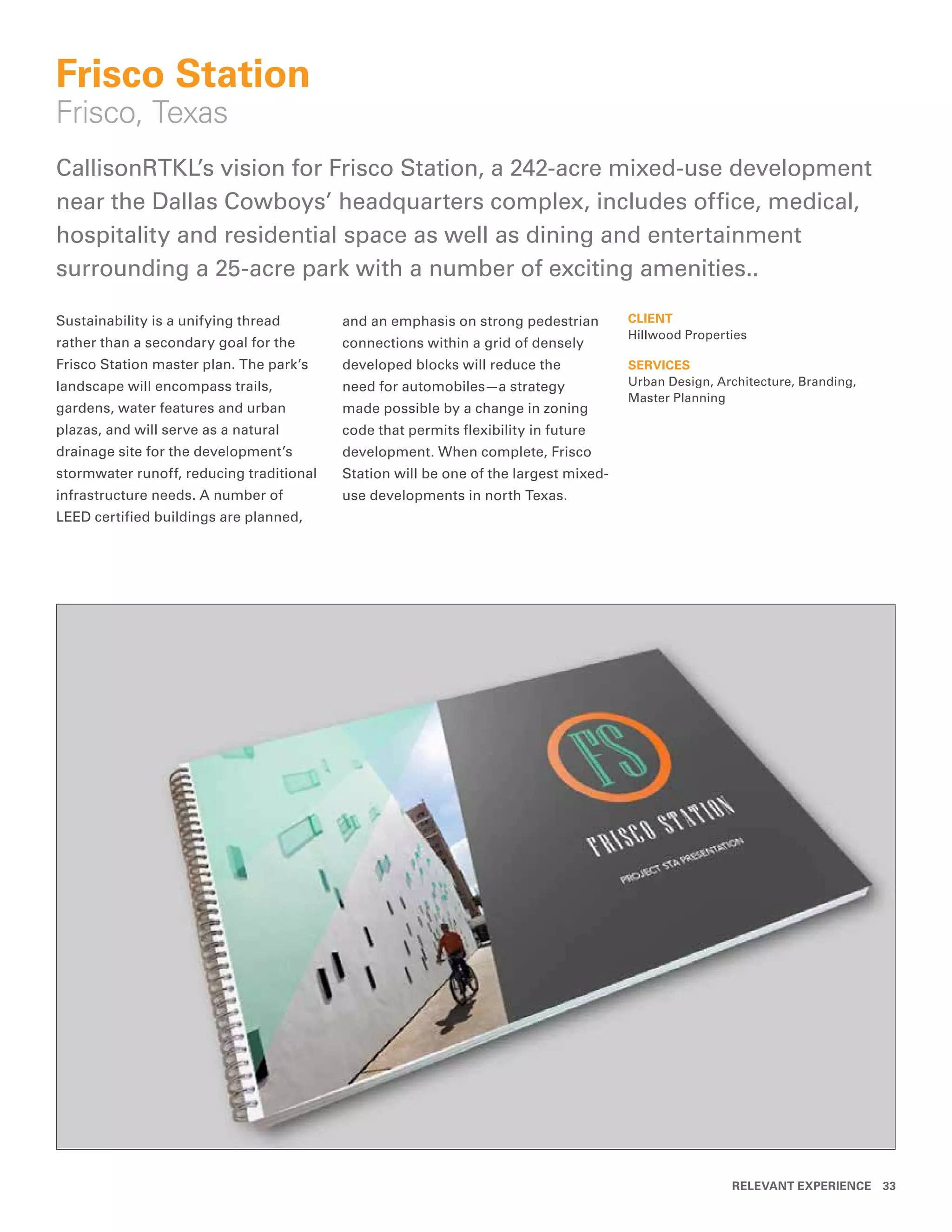 CallisonRTKL Planning and Urban Design | PDF