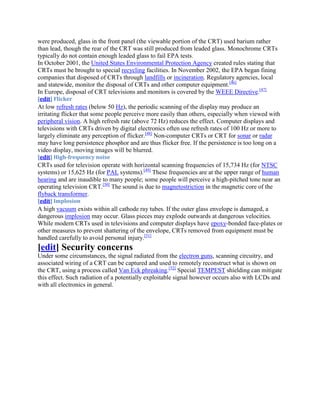 Crt lcd | DOCX | Consumer Electronics | Technology & Computing