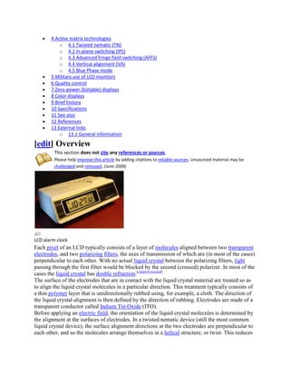 Crt lcd | DOCX | Consumer Electronics | Technology & Computing