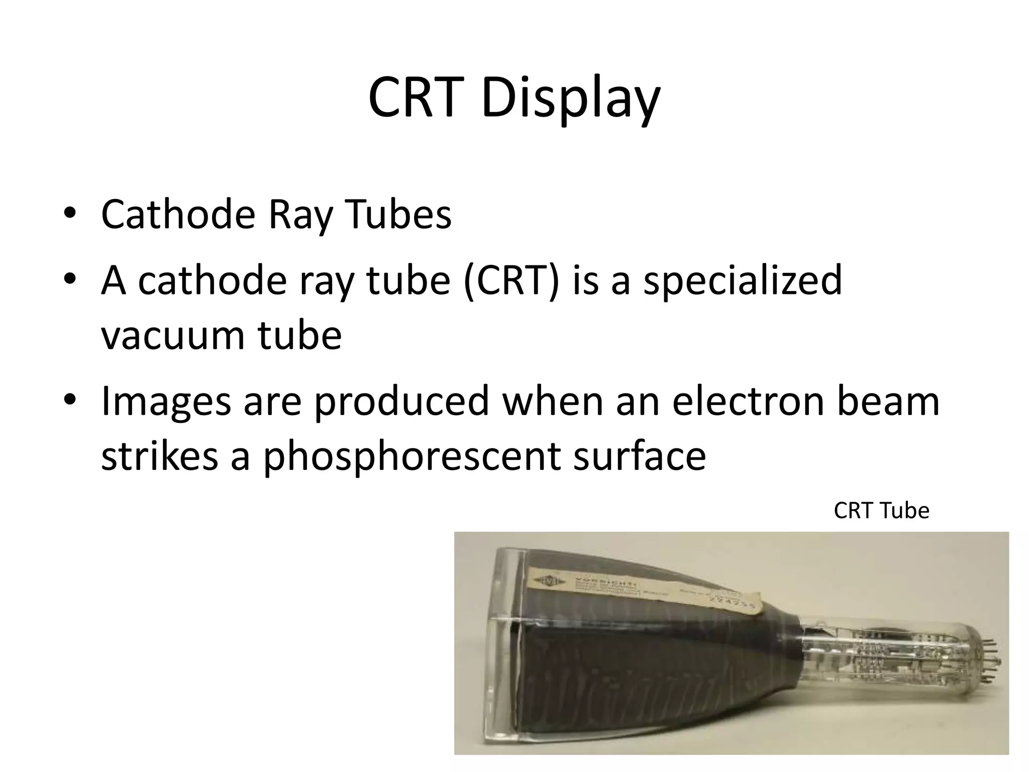 Crt moniters. | PPT